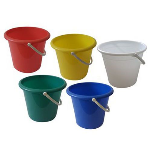 Wiaderko plastikowe 5 l, miks kolorów - Manutan.pl Wiaderko plastikowe 5 l, miks kolorów - Manutan.pl
