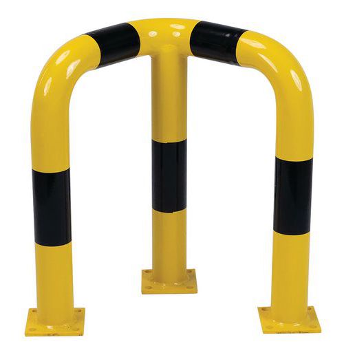 Narożna barierka metalowa, średnia, długość 60 cm - Manutan Expert ...