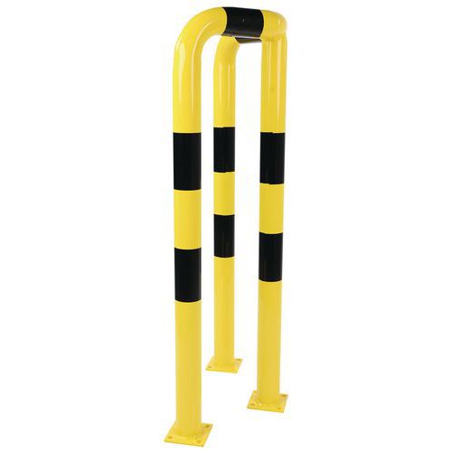 Narożna barierka metalowa, wysoka, długość 60 cm - Manutan Expert ...